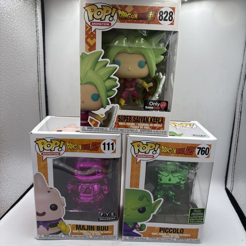 Lot Of 3, Dragon Ball Z, Majin Buu, Piccolo, Super Saiyan Kefla W ...