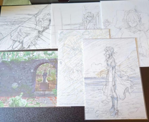 Violet Evergarden 6-Disc References Book Drawing Set | eBay