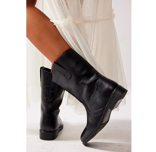 Free People Easton Equestrian Ankle Boots Womens 11 Western Cowgirl ...