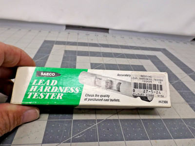 Saeco Lead Hardness Tester #42000 Redding Reloading Equipment w/box | eBay