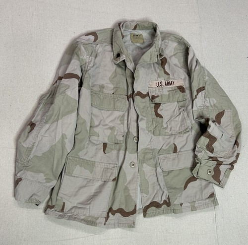 US ARMY Coat Medium Desert Storm Tri Color Camo Combat BDU Uniform ...