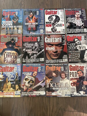 guitar one magazine complete year 2001 Editions | eBay