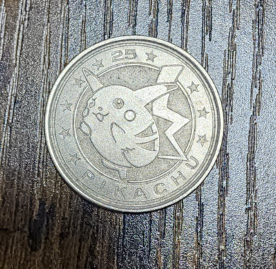 Pikachu Coin Pokemon Metal Coin 2000 Wizards Nintendo Vintage | eBay