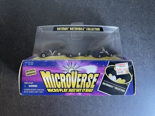 MicroVerse Batman Batmobile Collection by Kenner - 1996 - New In Box | eBay