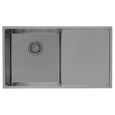 Decorium SINGLE BOWL W/ DRAIN SINK 880x450x200mm Inset/Undermount ...