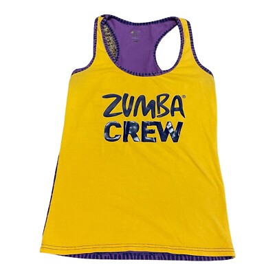 Zumba Instructor Crew Sleeveless Workout Exercise Tank Top Womens M ...