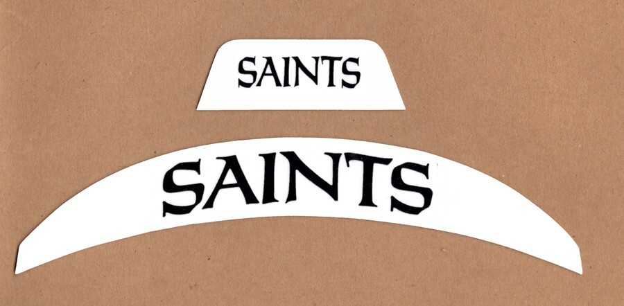 NOS FS Throwback New Orleans Saints Riddell SpeedFlex Helmet Bumper ...