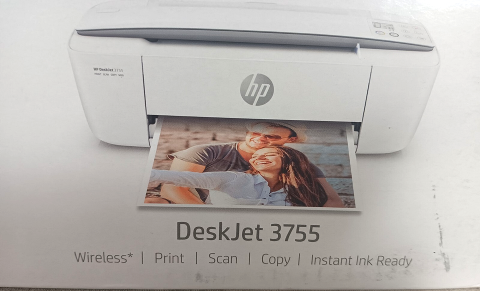 HP Deskjet 3755 NEW Compact All-in-one Wireless Printer Mobile Printing ...