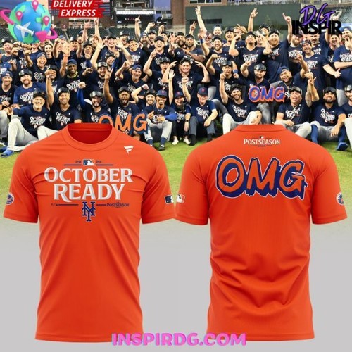 Personalized - Mets October Ready OMG 2024 Orange | eBay