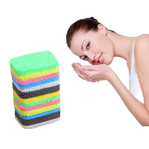 Skin Care Cleansing Sponge Compress Puff Face Wash Pad Body Facial ...