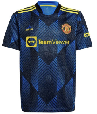 Adidas 2021-22 Manchester United 3rd Jersey GM4616 Men's Large NEW $90 ...