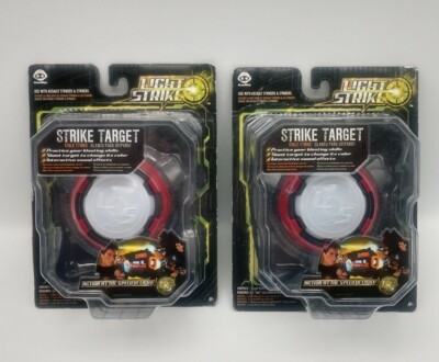 2- WOWWEE LIGHT STRIKE COLOR CHANGING TARGETS 3404 W/ SOUND EFFECTS ...