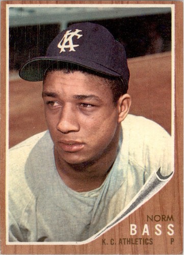 1962 Topps 122 Norm Bass RC NM #D273389 | eBay