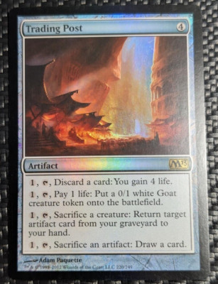 Trading Post Magic 2013 (M13) Foil Rare NM 220 Magic The Gathering MTG ...