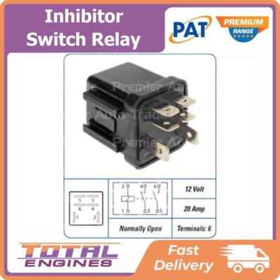 PAT Premium Inhibitor Switch Relay fits Holden Rodeo TF 2.3L 4Cyl 4ZD1 ...