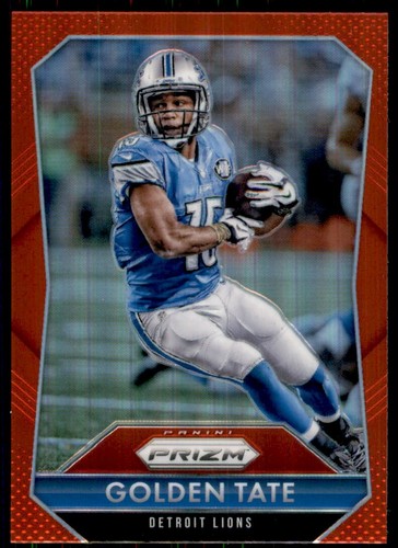 Golden Tate 2015 Panini Prizm Red #187 Parallel Detroit Lions NFL ...