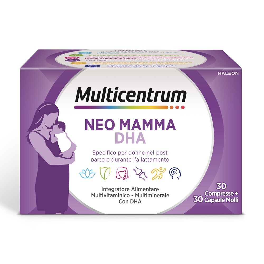Multicentrum Neo Mamma DHA Complément Alimentaire 30 Comprimés + 3 | eBay
