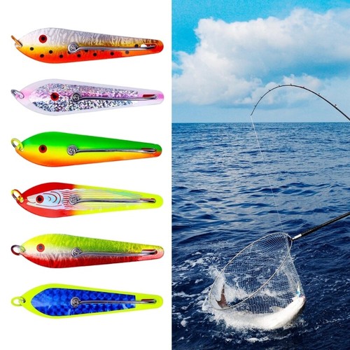 6Pcs Spoon Hard Fishing Lures, Metal Fishing Lures, Fishing Sequins ...