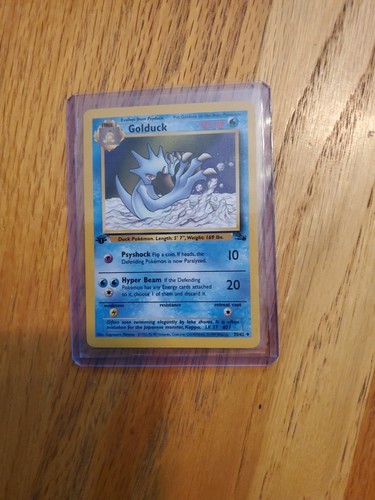 Golduck 35/62 1st Edition Fossil Uncommon Pokemon Card | eBay