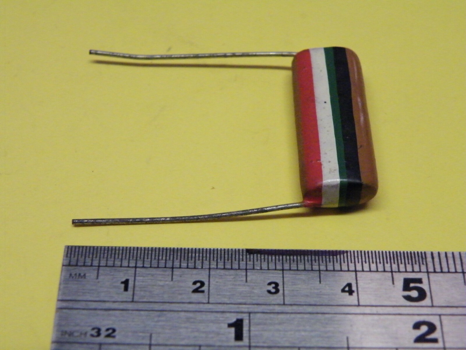 4 Pcs Vintage Mullard Tropical Fish Capacitors C280 1uF 250Vdc Bin GJ30 ...