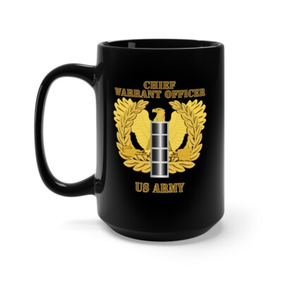 Black Mug 15oz - Army - Emblem - Warrant Officer - Cw4 Wo Ds | eBay