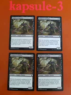 4x Highborn Vampire | Zendikar Rising | MTG Magic Cards | eBay