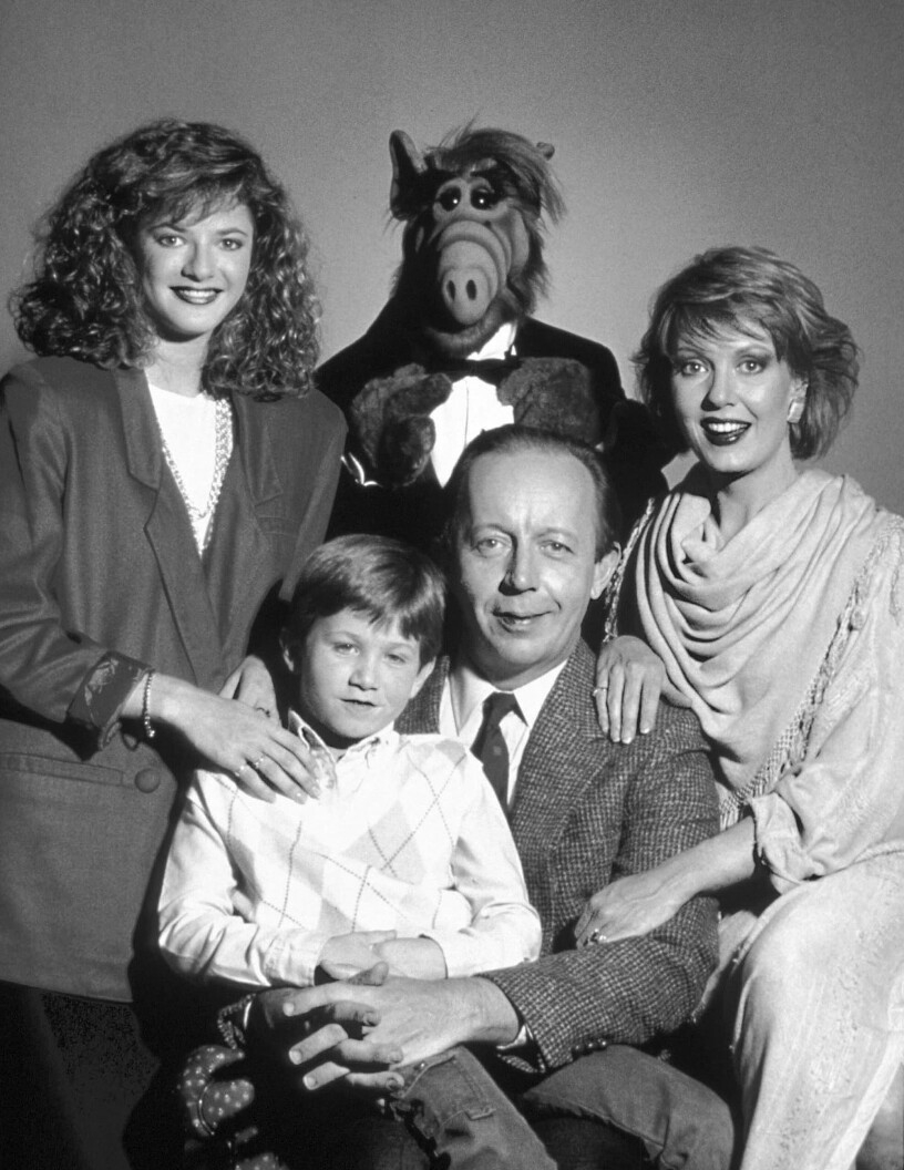 Cast of ALF& MAX WRIGHT in Classic TV Show Publicity Picture Photo ...