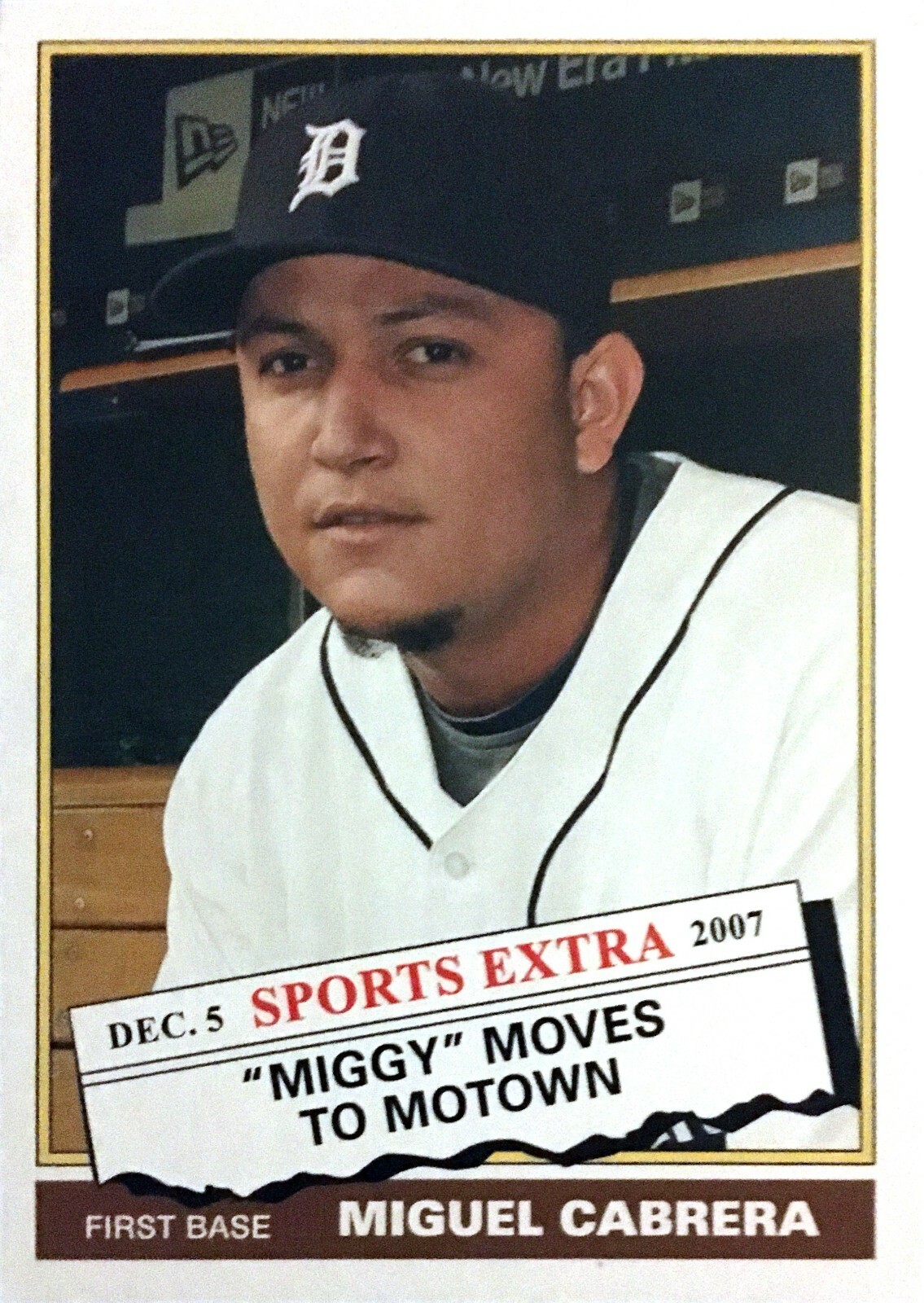 2020 TOPPS ARCHIVES (#318) - 1976 TRADED SPORTS EXTRA - MIGUEL CABRERA ...