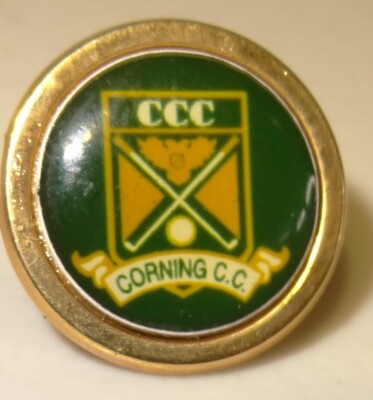 CORNING COUNTRY CLUB VINTAGE BALL MARKER, EISINGER-SMITH USA, BRASS ...