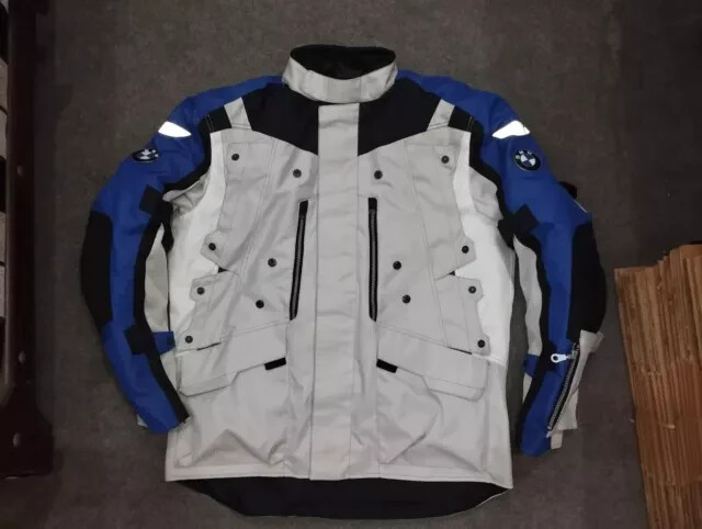 BMW Motorrad Rallye Blue/Grey Jacket Men's Motorcycle/Motorbike Ride ...