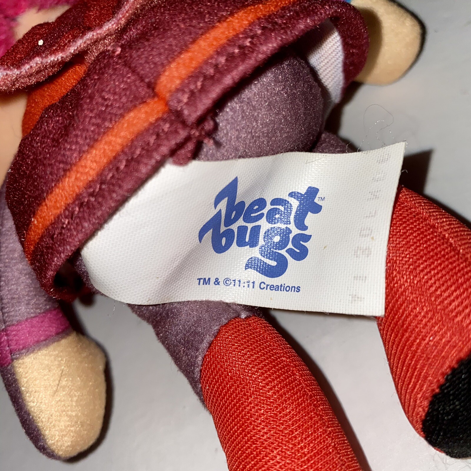 Beat Bugs Plush Lot of 2 Jeronimo Jay & Kumi 8” Blip Toys Embroidered ...