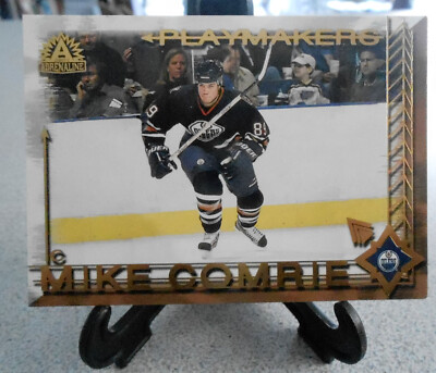 2001-02 Pacific Adrenaline Playmakers Mike Comrie #5 Edmonton Oilers | eBay