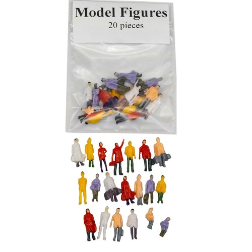 Plastic Model Figures 1/64 - 1/87 scale Fits AFX Race track, Aurora ...