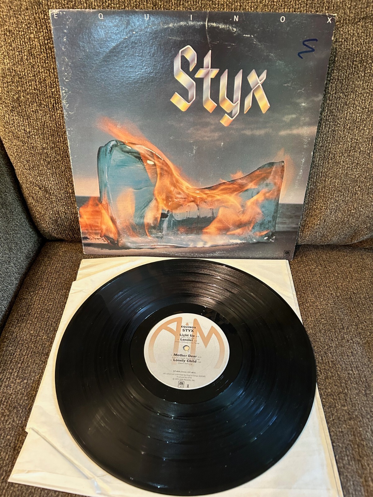 STYX Equinox 1975 A&M LP SP 4559 VG+/EXC- | eBay