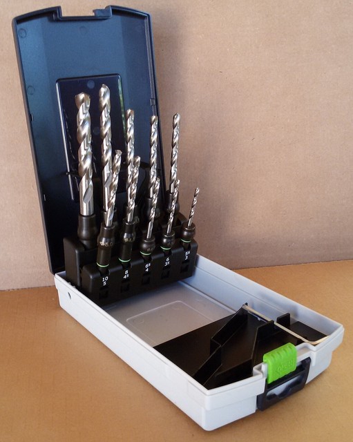Festool Centrotec 495128 HSS Twist Drill Bit Set D3-10 Ce/10 for sale ...