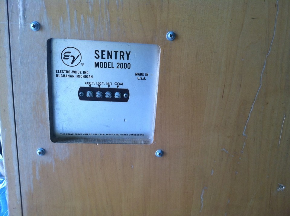 Electro-Voice Sentry II Studio Monitor | eBay
