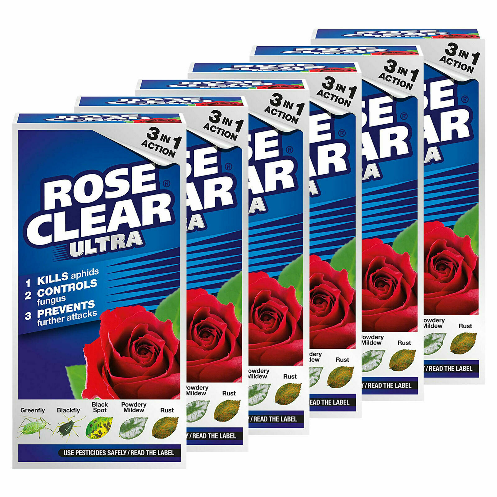 Rose Clear Ultra Concentrate 3 in 1 Action 200ml Kills Bugs Controls ...