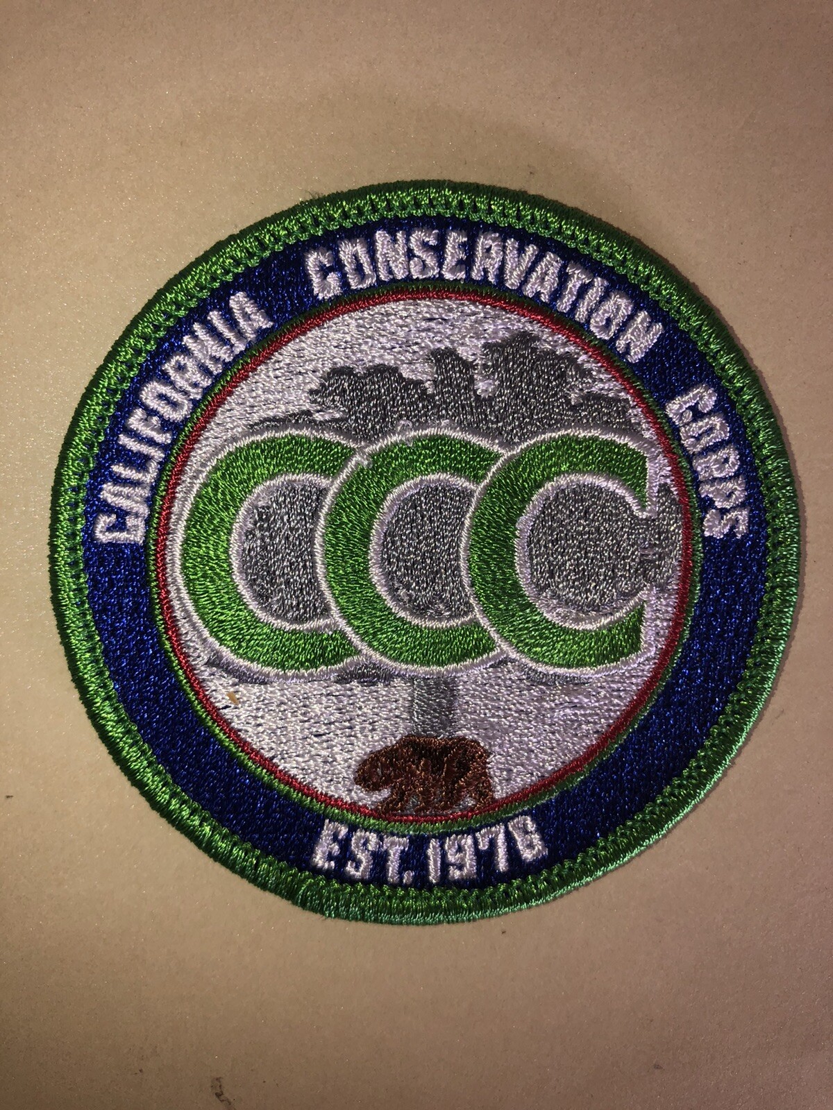 California Conservation Corps 3” Embroidered Patch With Region 1 Rocker ...