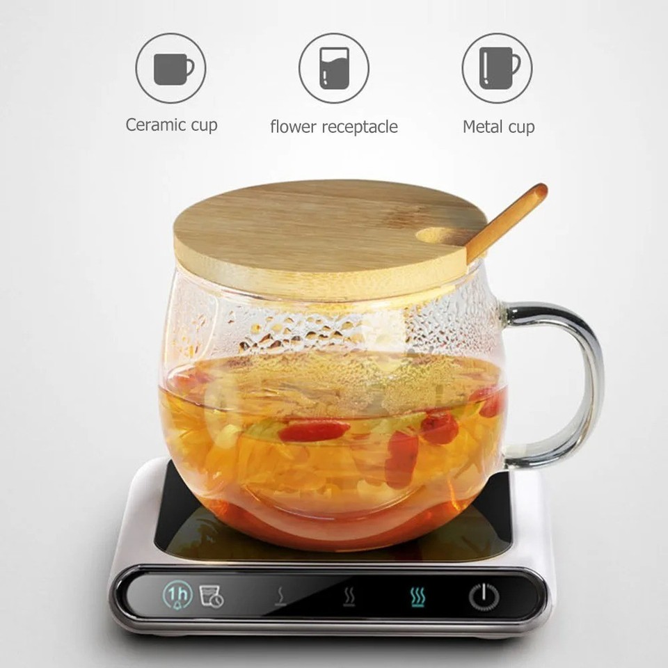 Coffee Cup Wamer Electric Mug Heater Constant Temperature 3 Gear ...