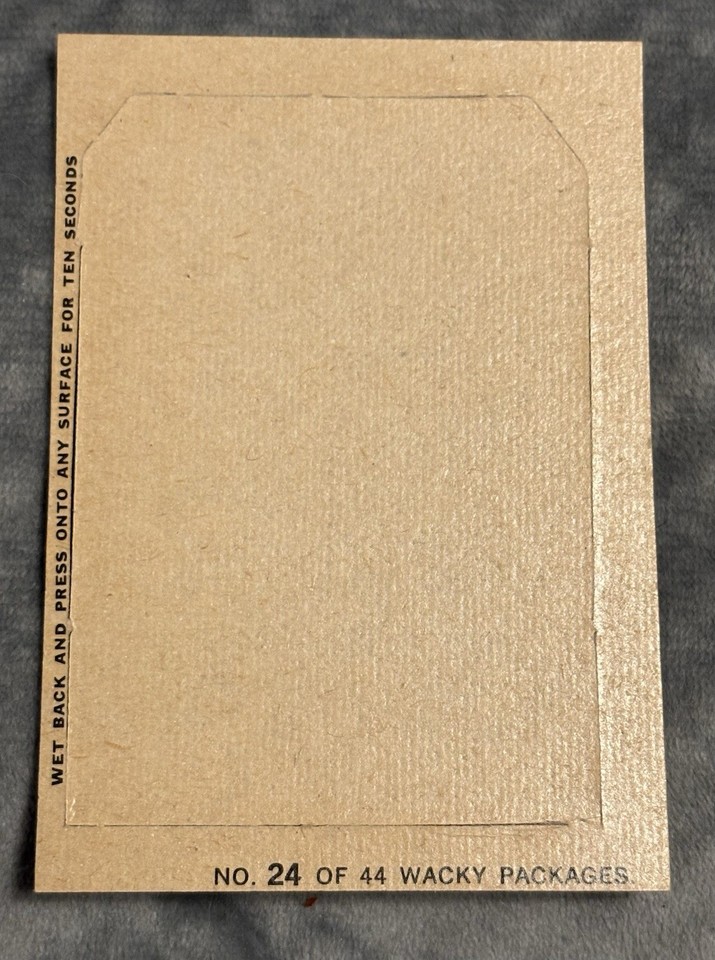 1967 WACKY PACKAGES DIE-CUT BAND ACHE #24 | eBay