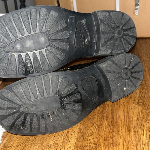 Born Harrison Black Leather Men’s Chukka Boots Shoes / US 9.5M Lace Up ...