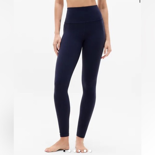 NWT Athleta Salutation Stash High Rise Navy Legging Size XS | eBay