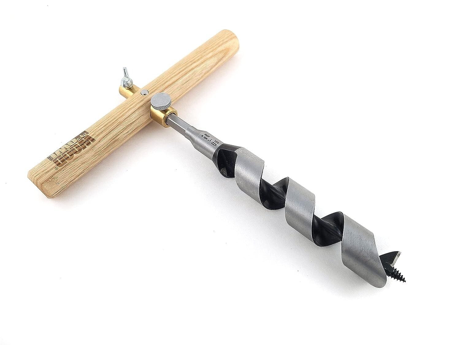 Bushcraft Survival Hand Auger Bit Settlers Wrench Set for Wood Drilling ...