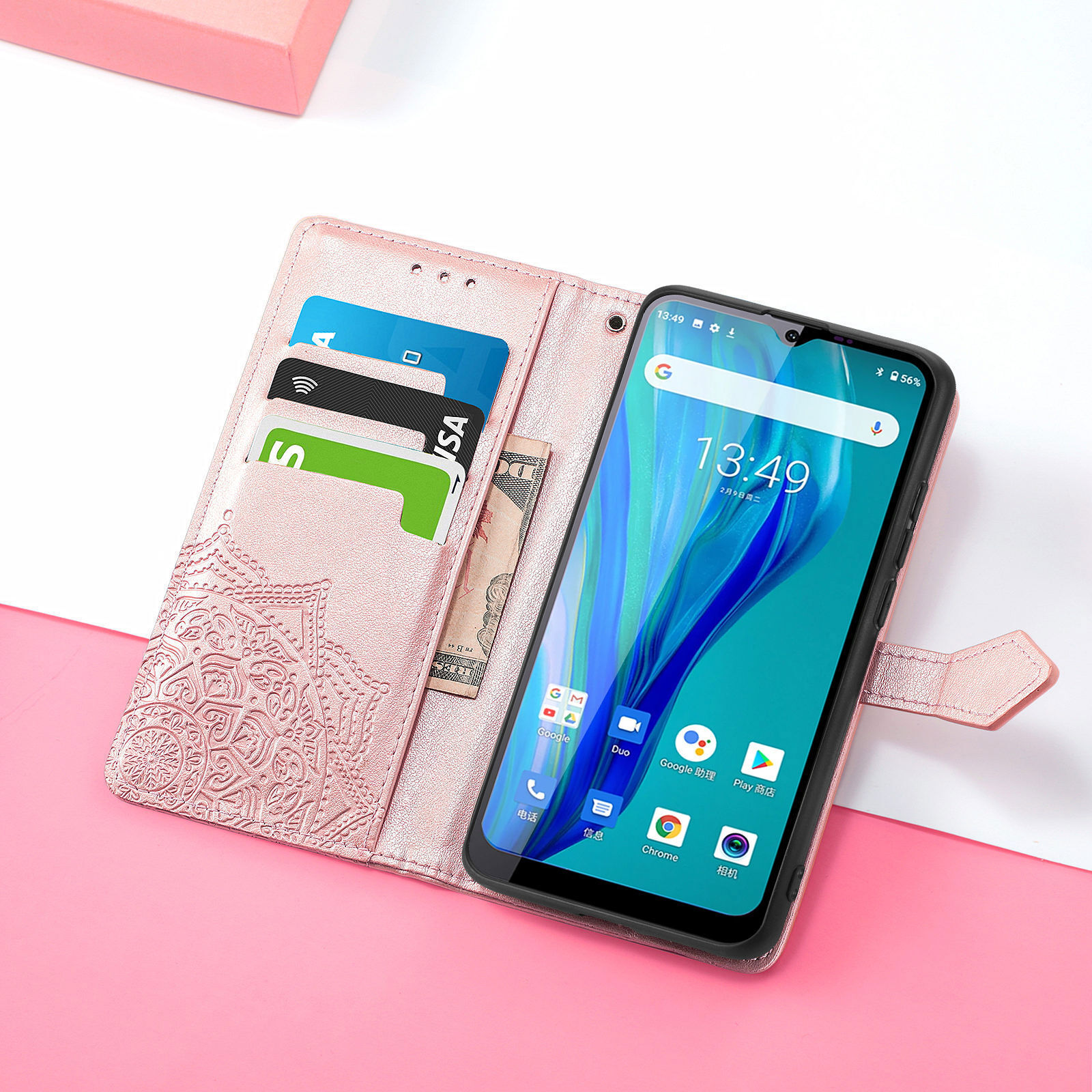 Folded Phone Case For Alcatel 1B 1L 1S TCL A3X Blackview A95 Wiko ...