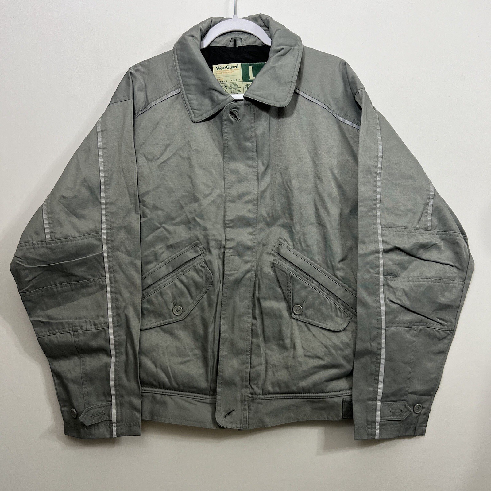 Vintage Wear Guard Employee Uniform Jacket Full Zip S… - Gem