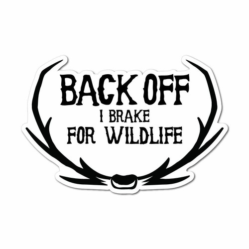 Back Off Sticker Decal Funny Joke Luggage Rude Silly Car Laptop | eBay
