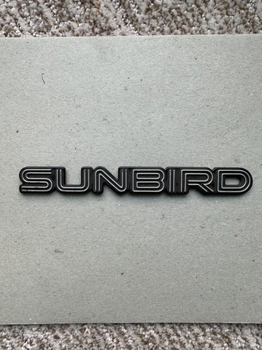 Pontiac Sunbird door emblem badge decal logo symbol script OEM Genuine ...