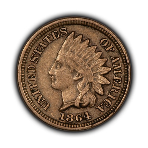 1864 CN 1c Indian Head Small Cent - 3 Diamonds - Copper-Nickel - XF ...
