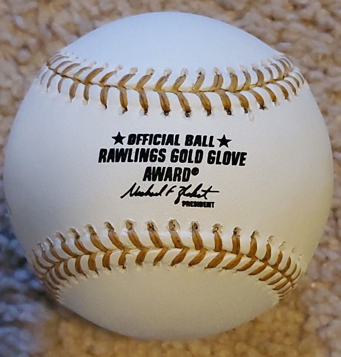 Terry Pendleton Signed Autographed Official Gold Glove Baseball Atlanta ...