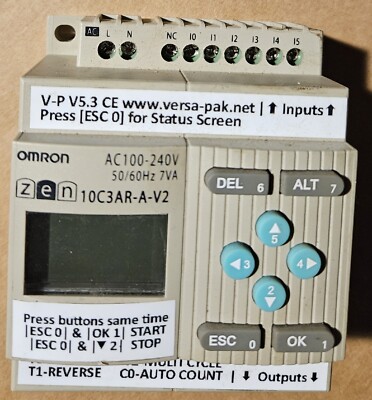 ZEN-10C3AR-A-V2 OMRON SMART RELAY AC100-240 | eBay